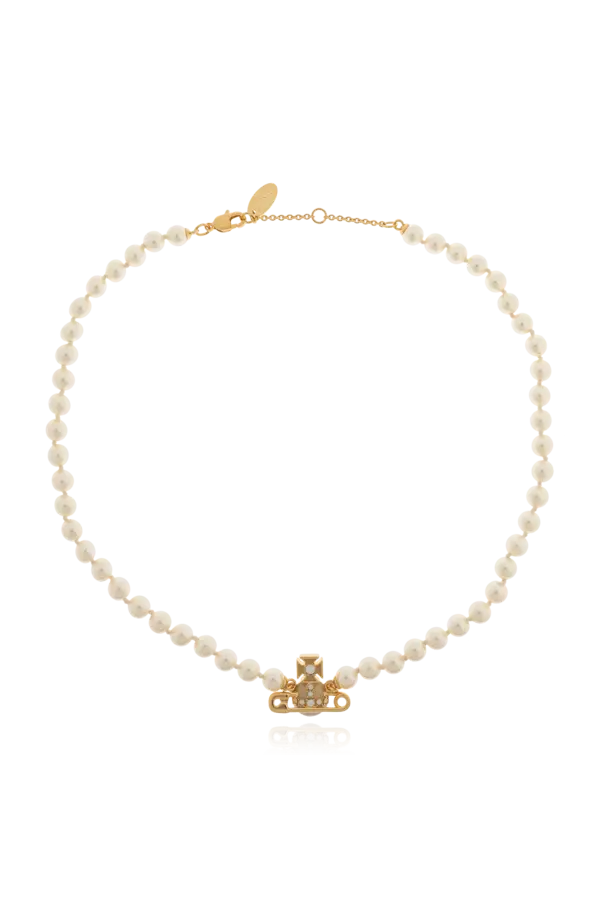 VIVIENNE WESTWOOD Artificial Pearl Necklace - Gold