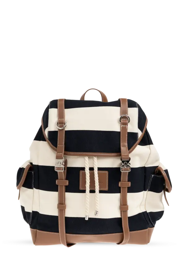 Paul & Shark Striped Backpack - Multicolour