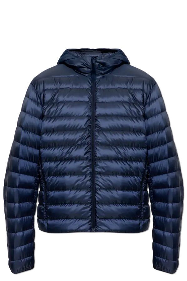 Canada Goose Down Puffer Jacket With Hood - Navy Blue