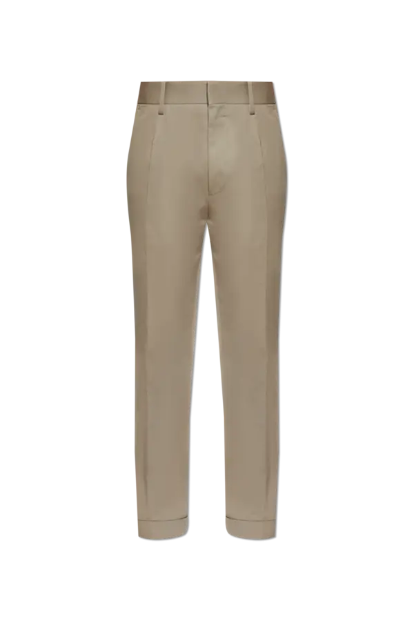 Dsquared2 Trousers With Logo - Beige