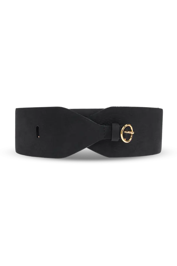 Alaïa Leather Waist Belt - Black