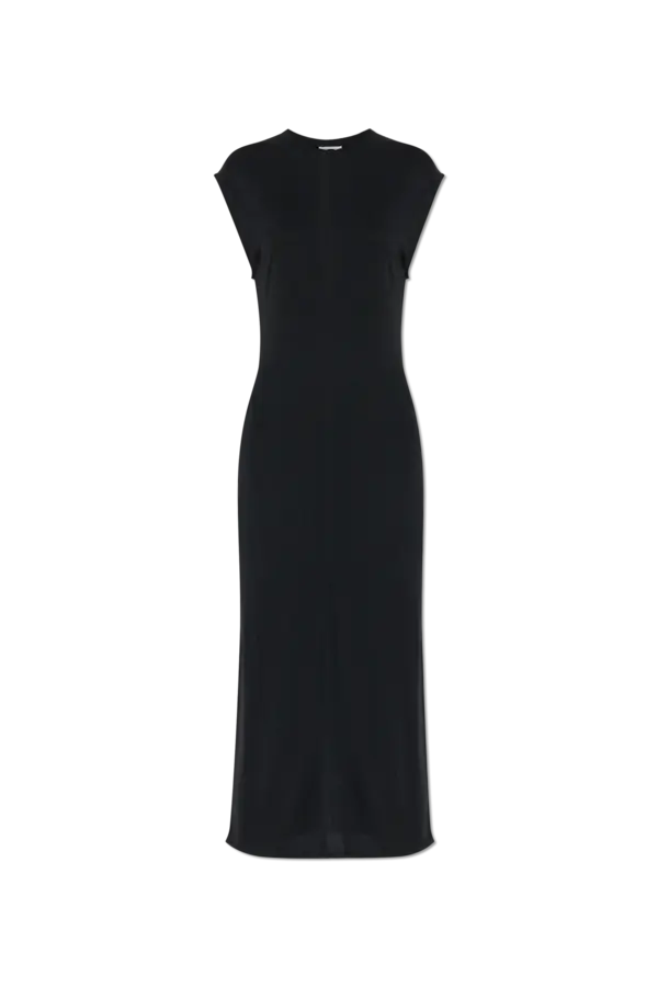 AMI Paris Sleeveless Midi Dress - Black