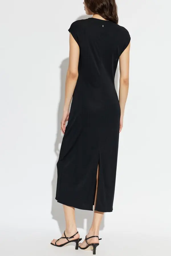 AMI Paris Sleeveless Midi Dress
