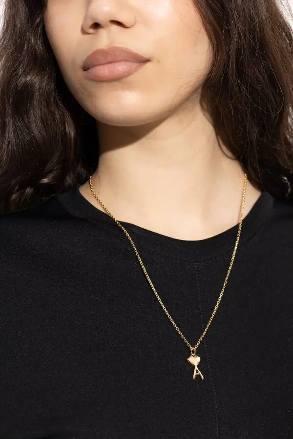 Ami Necklace With "a" Pendant