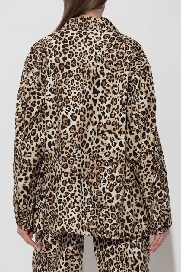 Dsquared2 Animal Print Blazer - Beige