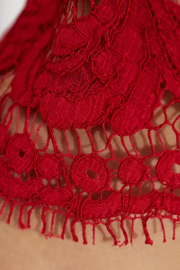 Dsquared2 Cropped Lace Top