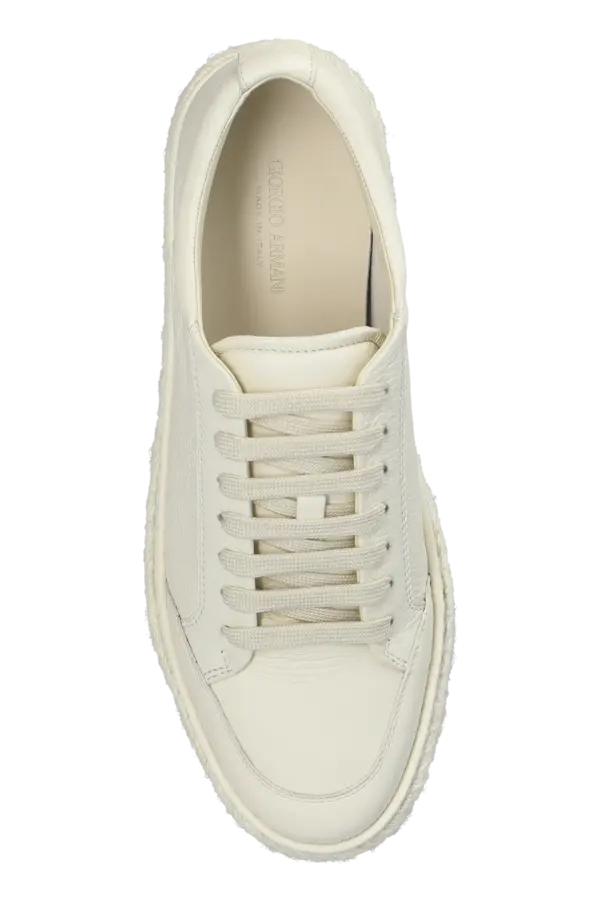 Giorgio Armani Leather Sneakers