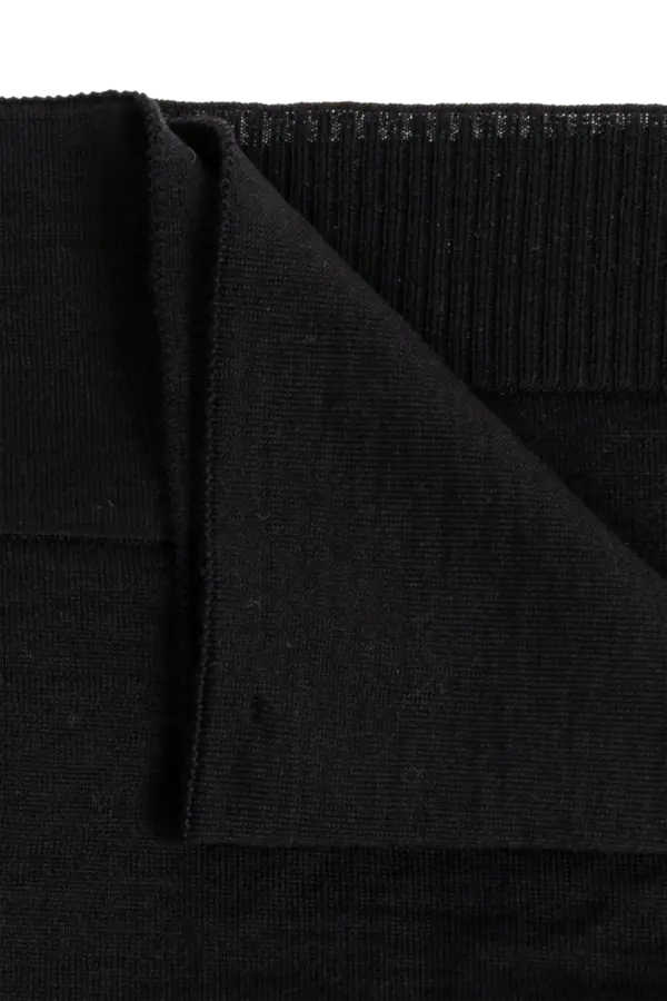 LEMAIRE Wool Scarf - Black