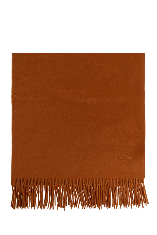 Max Mara Cashmere Scarf ‘baci - Orange