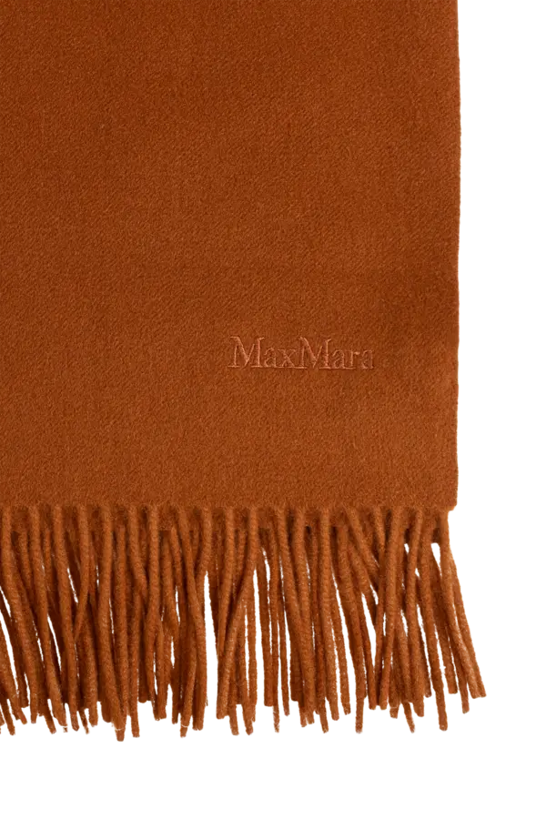Max Mara Cashmere Scarf ‘baci - Orange