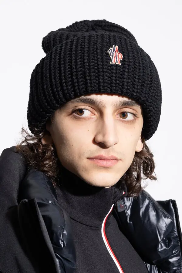 Moncler Apres-ski Beanie - Black