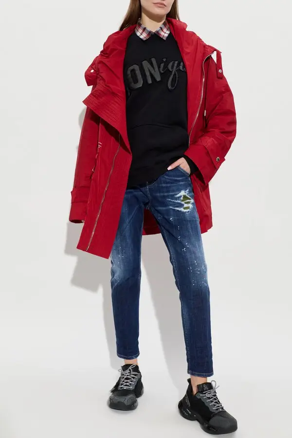 Dsquared2 Hooded Parka - Red