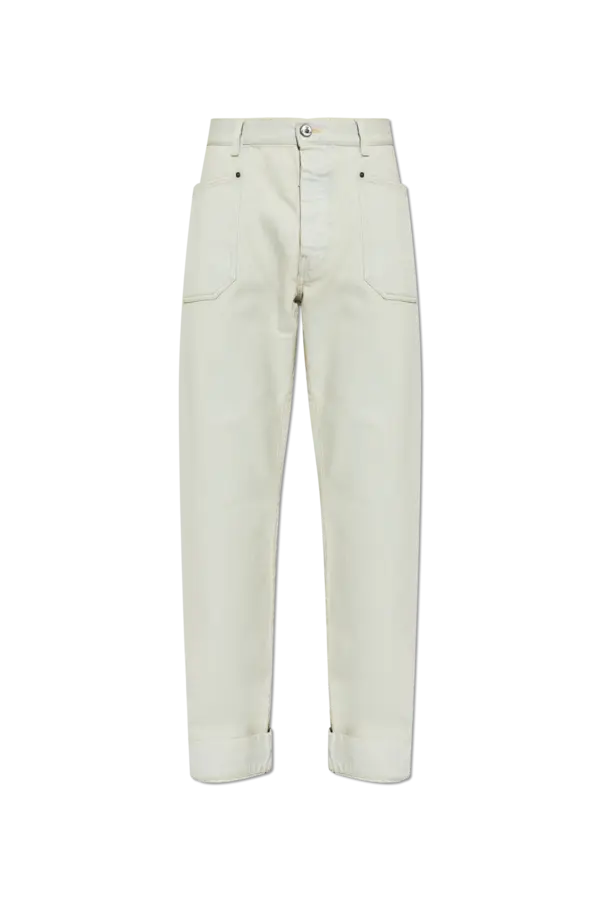 VIVIENNE WESTWOOD Straight-leg Denim Jeans - Light Blue
