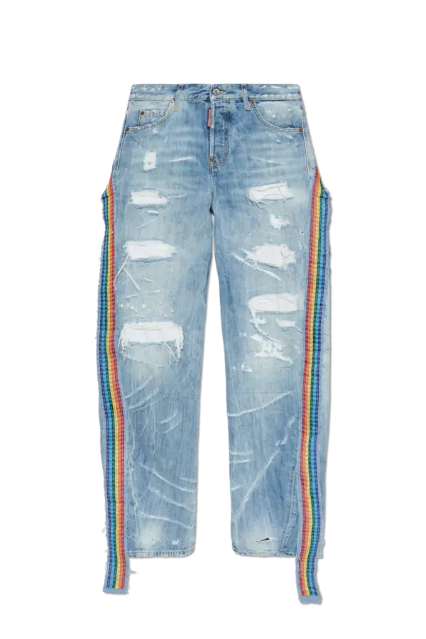 Dsquared2 Loose Twist Jeans - Blue