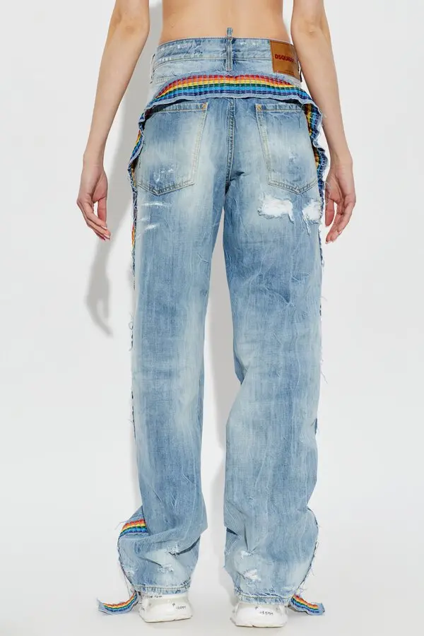 Dsquared2 Loose Twist Jeans - Blue