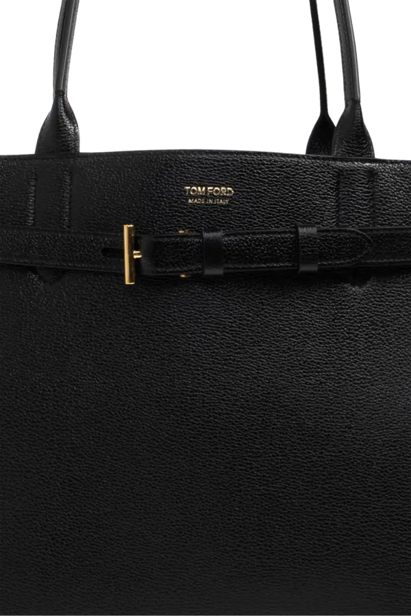 TOM FORD Leather Shopper Bag