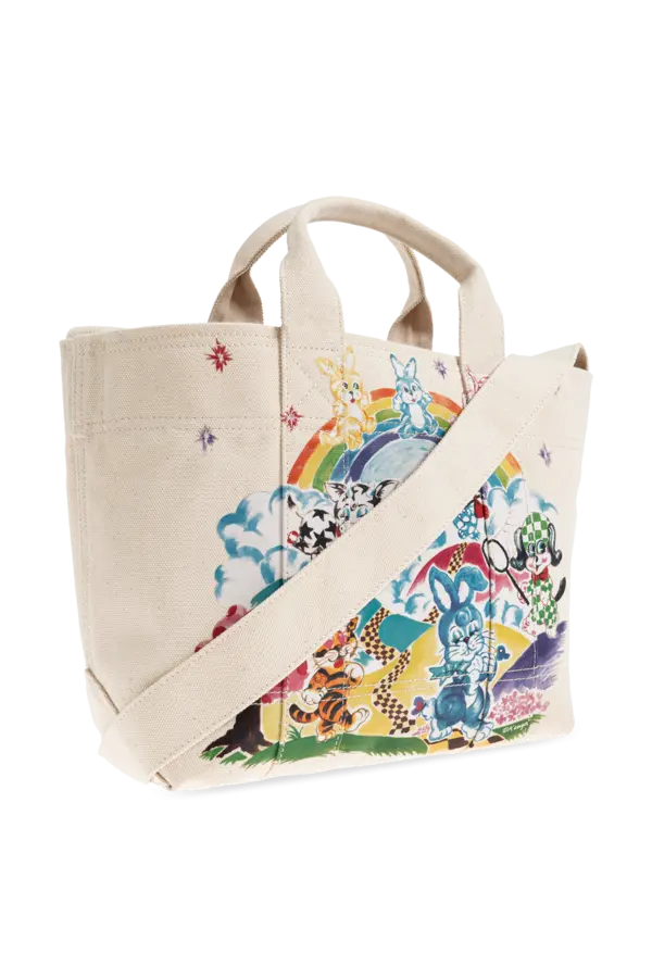 Kenzo Handheld Shopper Bag - Cream