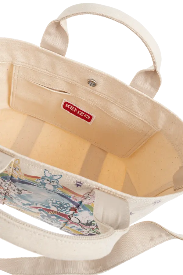 Kenzo Handheld Shopper Bag - Cream