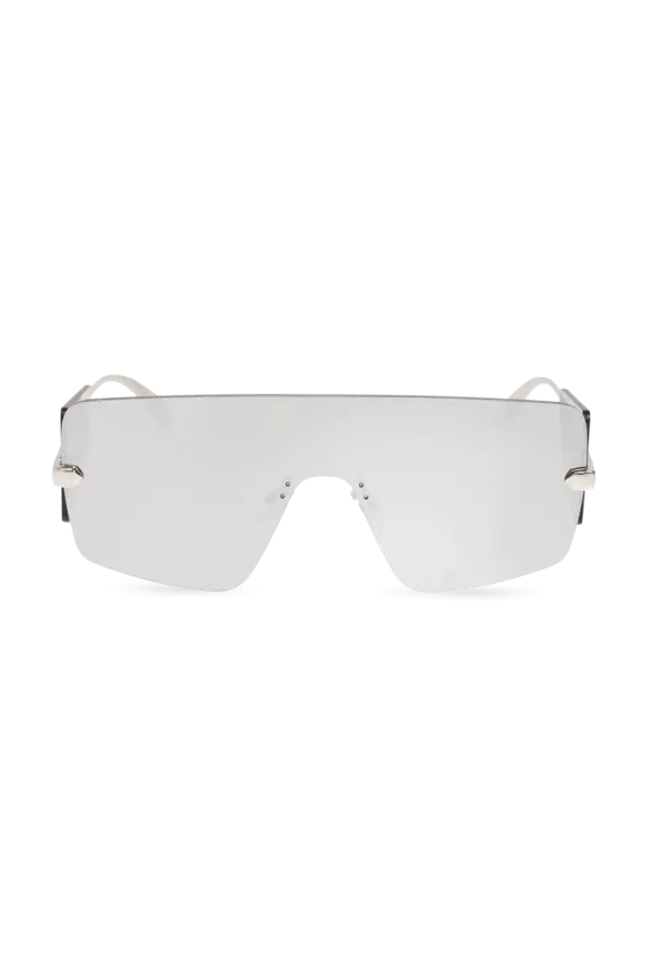 Alexander McQueen Rectangle Sunglasses - Silver