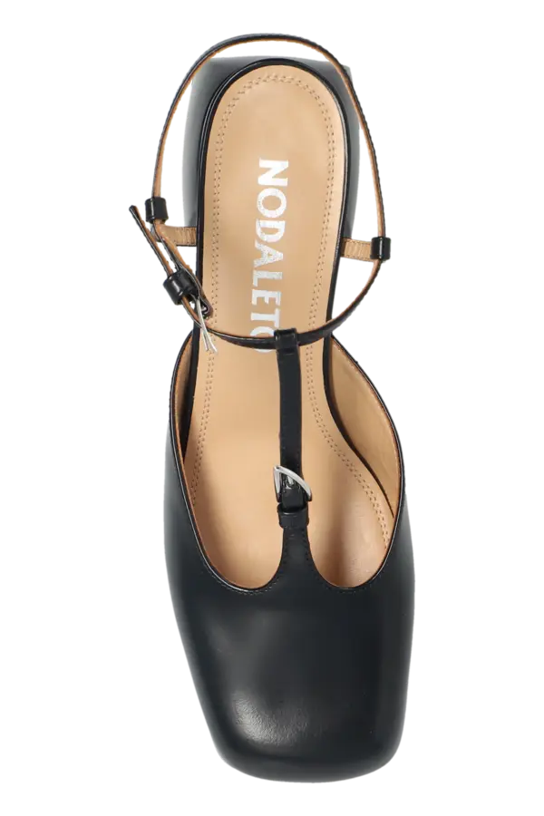 NODALETO Leather Heeled Pumps