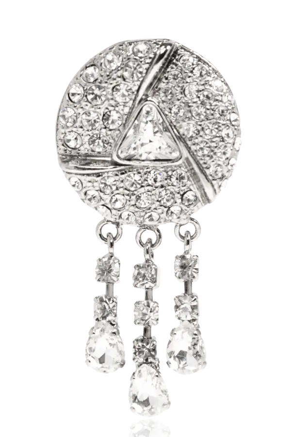 Alessandra Rich Crystal Clip-on Earrings