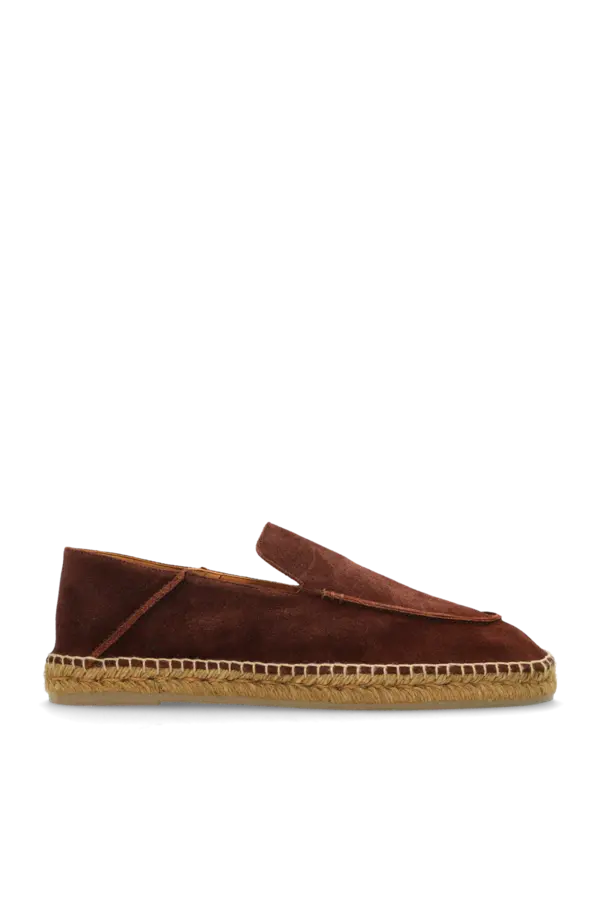 TOM FORD Leather Espadrilles - Brown