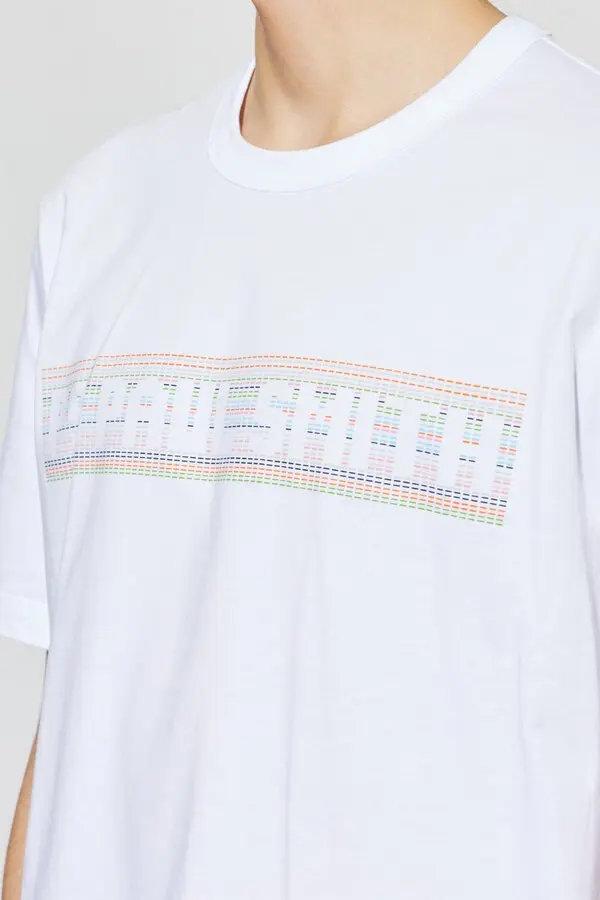 Paul Smith T-shirt With Colorful Print - White