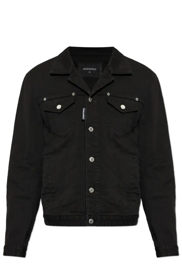 Dsquared2 Denim Trucker Jacket - Black