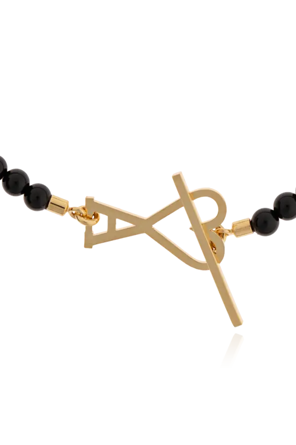 AMI Paris Beaded Bracelet - Black