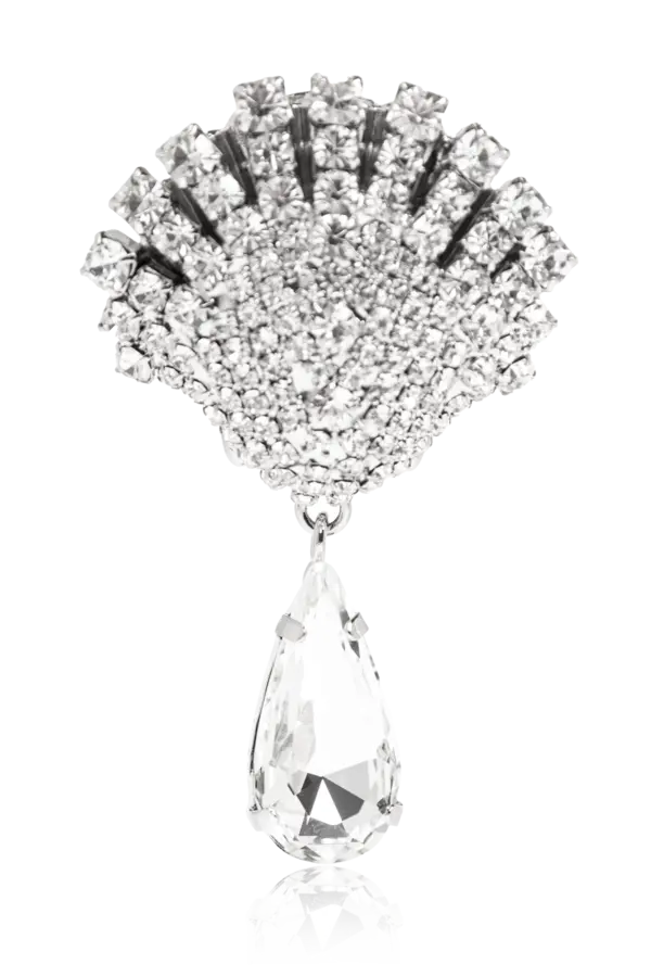 Alessandra Rich Crystal Clip-on Earrings