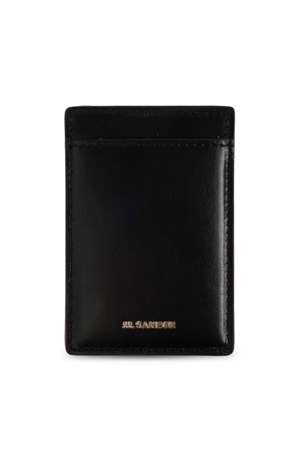 JIL SANDER Magnetic Card Holder Case For Phone - Black