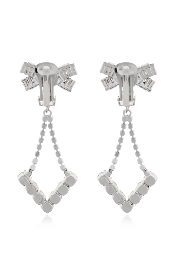 Alessandra Rich Crystal Clip-on Earrings