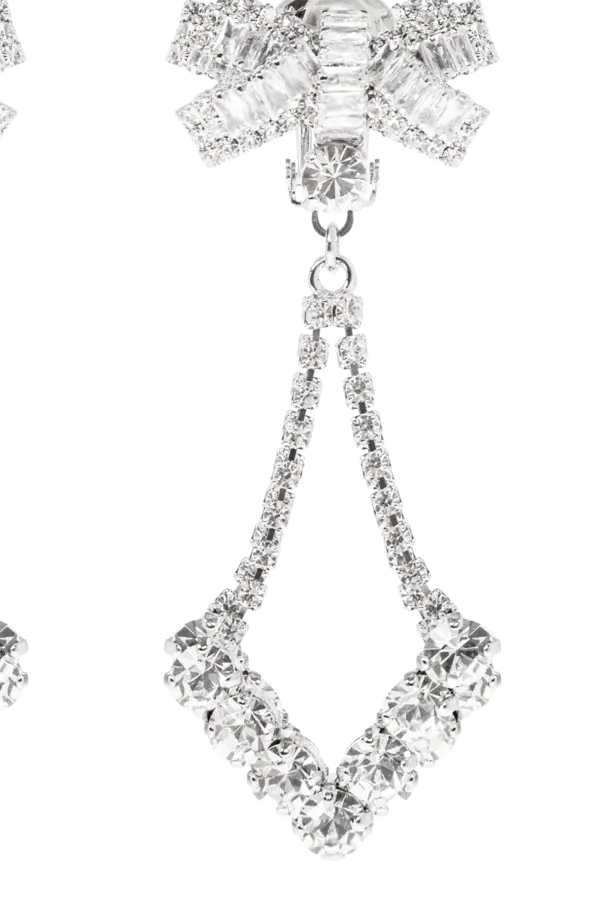 Alessandra Rich Crystal Clip-on Earrings