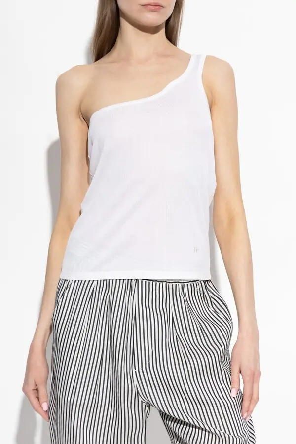TOM FORD One-shoulder Top - White