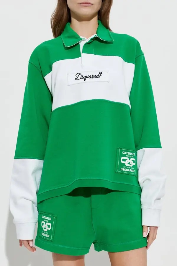 Dsquared2 Logo Polo Shirt - Green