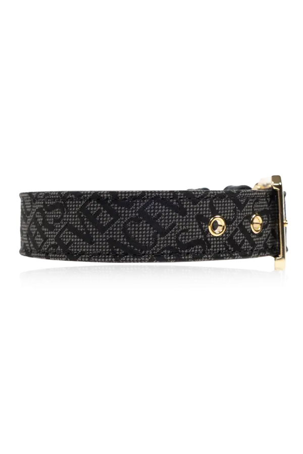Versace Dog Collar With Barocco Print