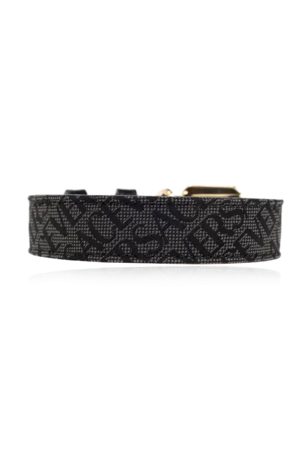 Versace Dog Collar With Barocco Print