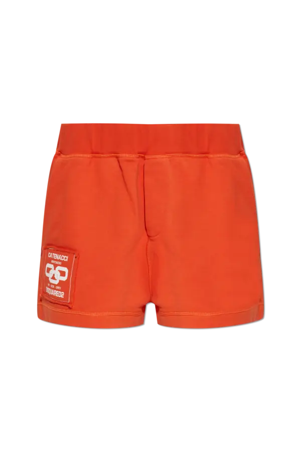Dsquared2 Logo Shorts - Orange