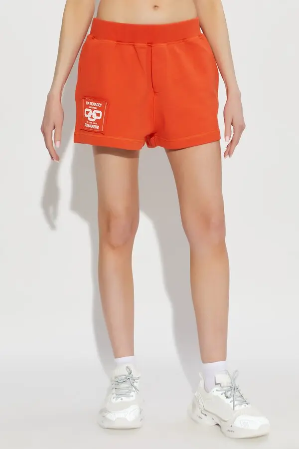 Dsquared2 Logo Shorts - Orange