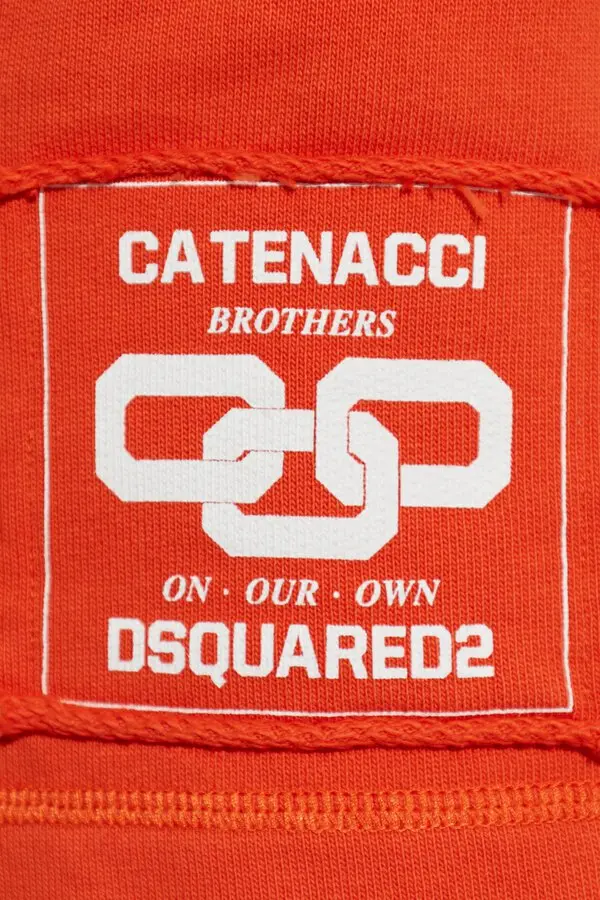 Dsquared2 Logo Shorts - Orange