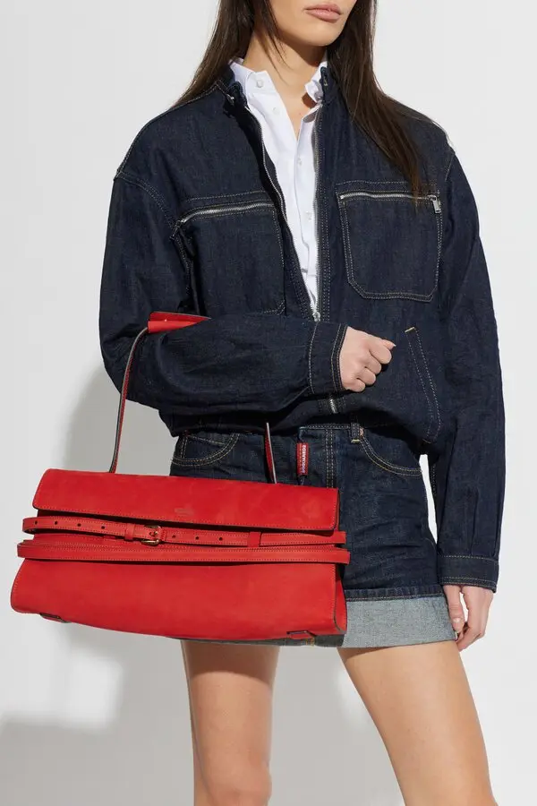 Moschino Shoulder Bag - Red