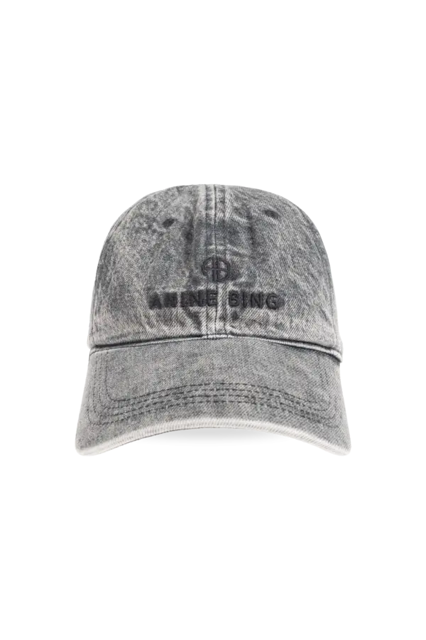 ANINE BING Jeremy Baseball Cap - Grey