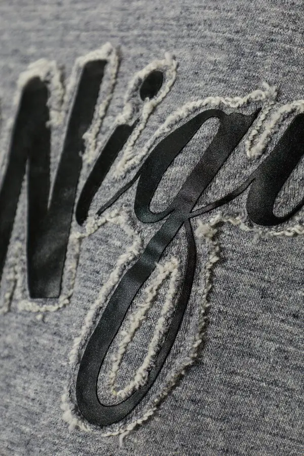 Dsquared2 Sweatshirt With "iconique" Inscription - Grey