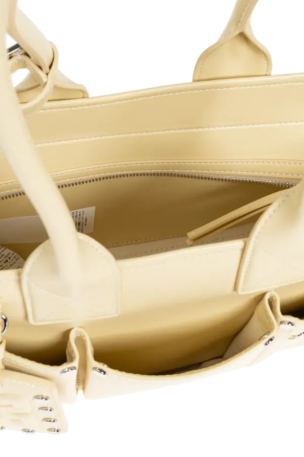 GANNI Top Handle Bag - Cream