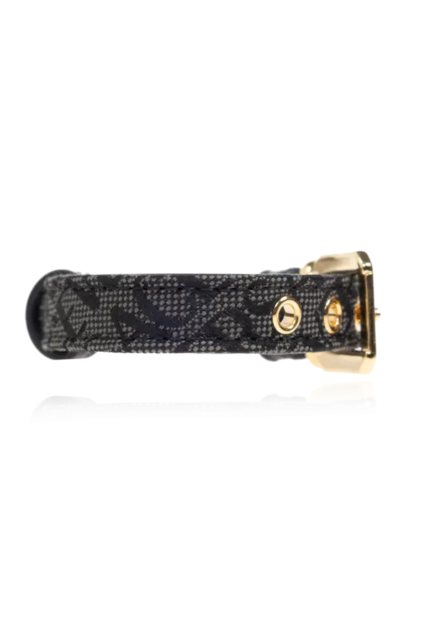 Versace Small Dog Collar With Barocco Print