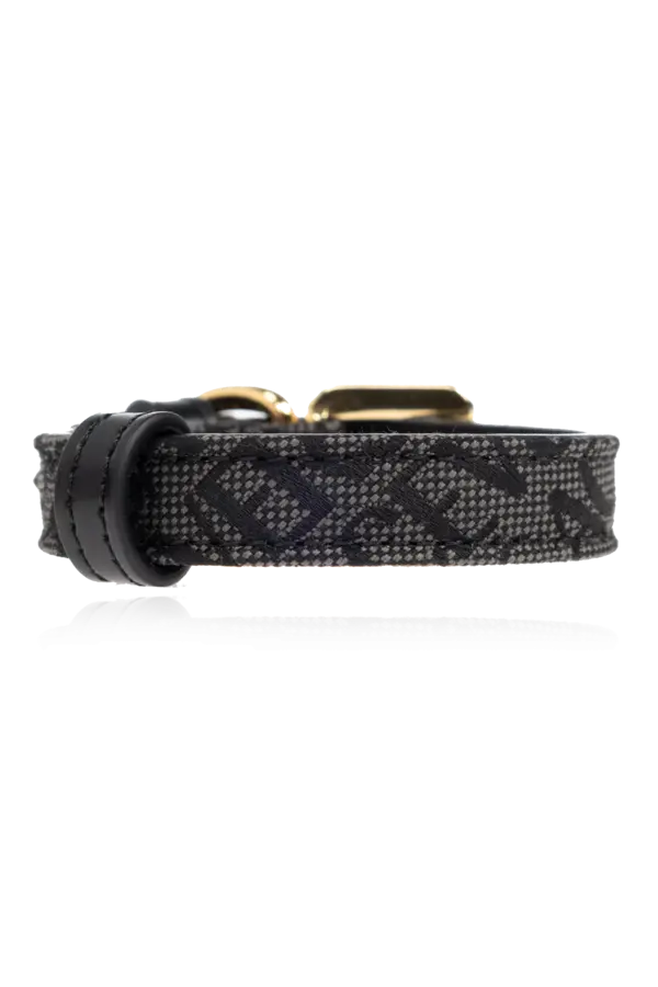 Versace Small Dog Collar With Barocco Print