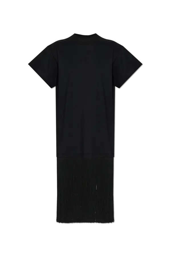Alaïa Fringed Dress - Black