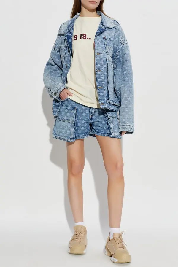 Dsquared2 T-shirt With Print - Cream