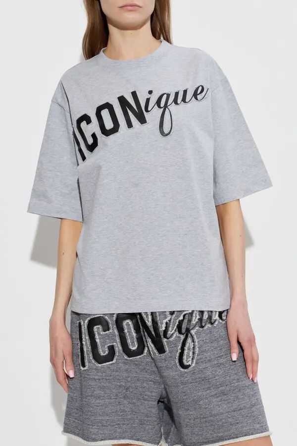 Dsquared2 T-shirt With Logo - Grey