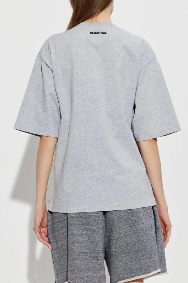 Dsquared2 T-shirt With Logo - Grey